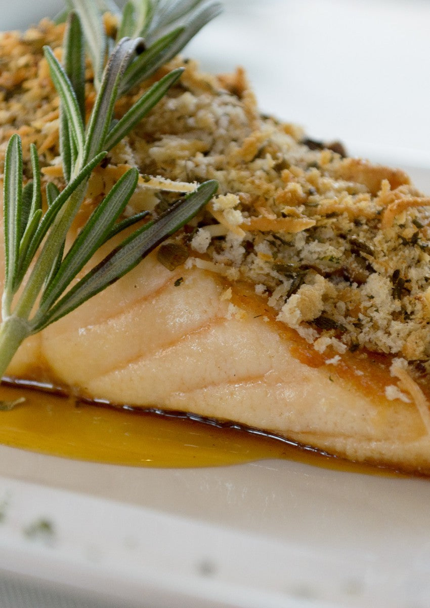 Yuzu Kosho Herb Crusted Salmon with Honey Soy Dressing – La Botanique ...